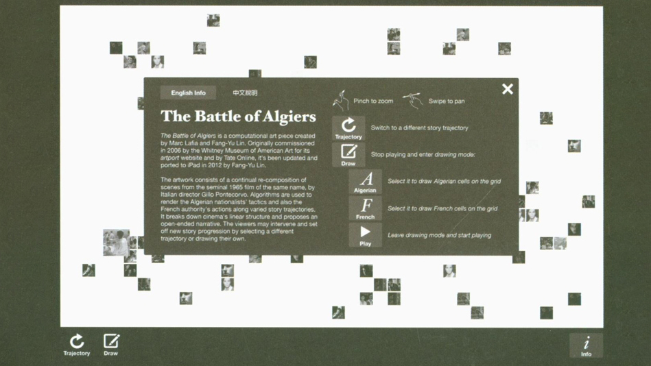 阿爾及爾之戰 – 科技藝術作品